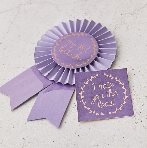 Spencer's | Office | My Btch Best Friend Supportive Vday Award Ribbon ...